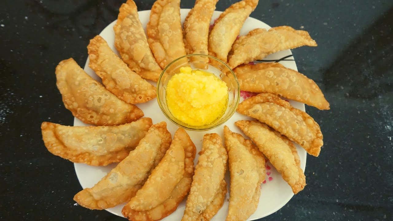 karjikai recipe|Gujiya recipe| Karanji recipe|Ganesha festival special ...