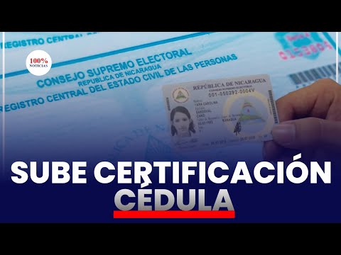 CSE sube a 750 córdobas certificación de cédula