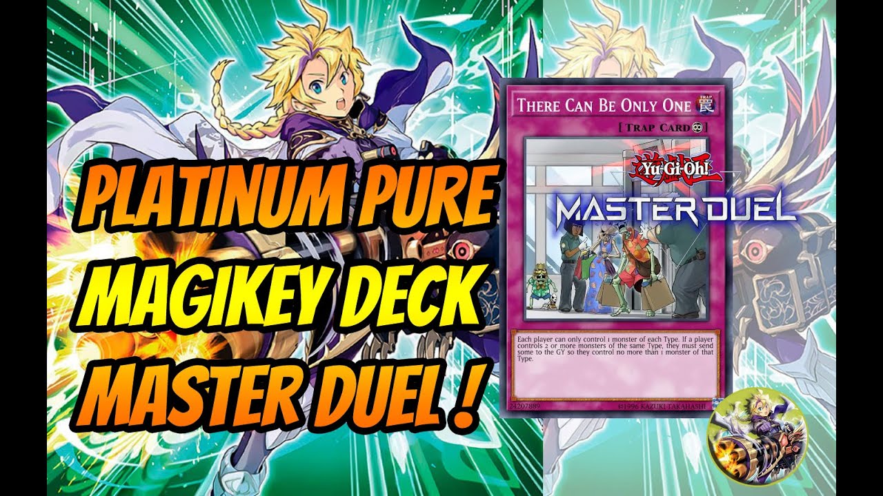 PLATINUM PURE MAGIKEY DECK YU-GI-OH MASTER DUEL ! #6 - YouTube