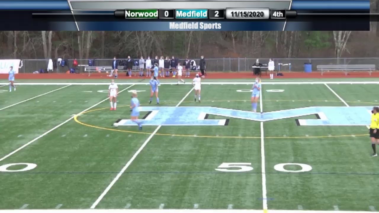 Medfield High School Girls Soccer vs Norwood 11-17-2020 - YouTube