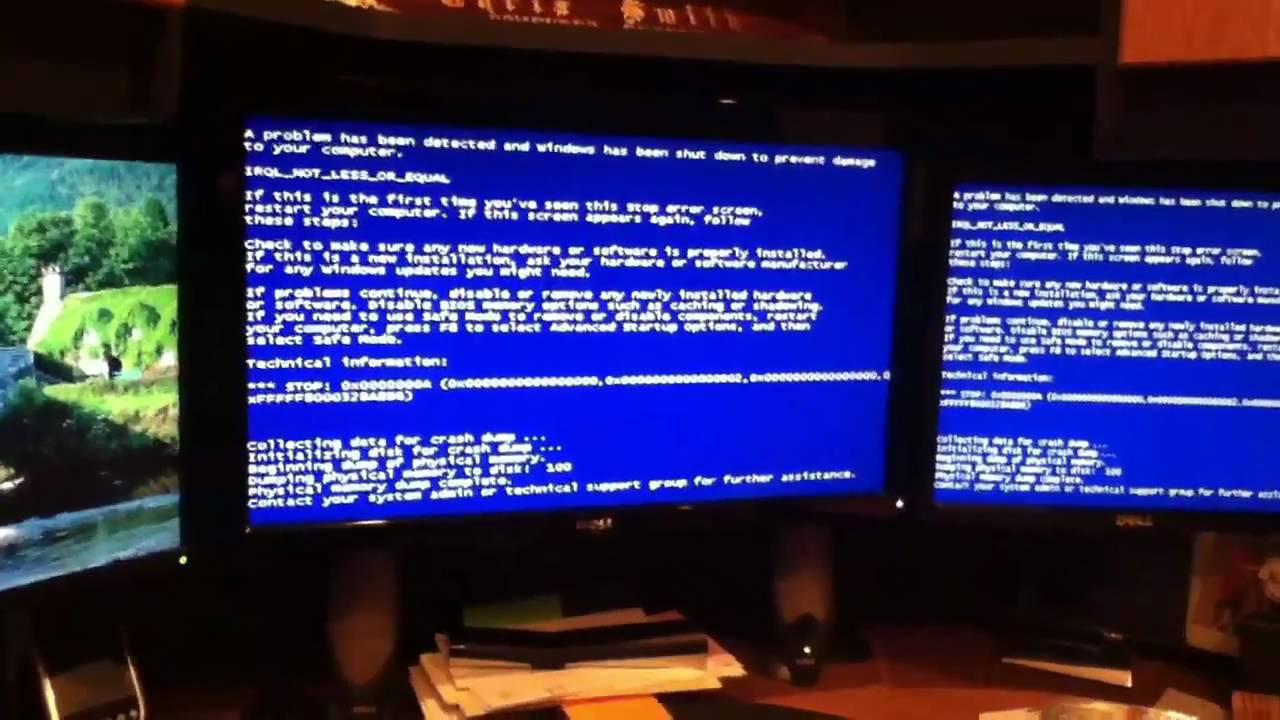 Yes Windows 7 Crashes.... - YouTube
