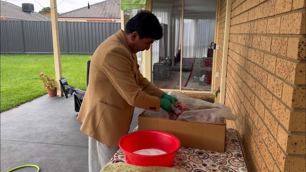 Dried Meat by My Husband (Qadid OR Landi)|جور کدین قدید یا لاندی - YouTube