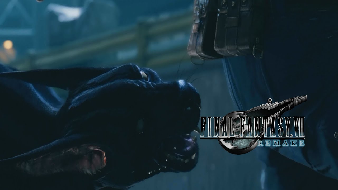 (FF7R) Final Fantasy VII Remake I Shinra Dog Bites Wedge's Butt ...