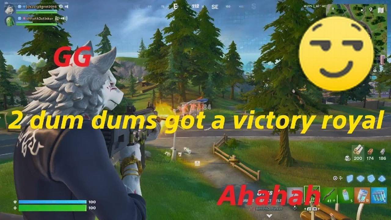 2 dum dums got a victory royal - YouTube