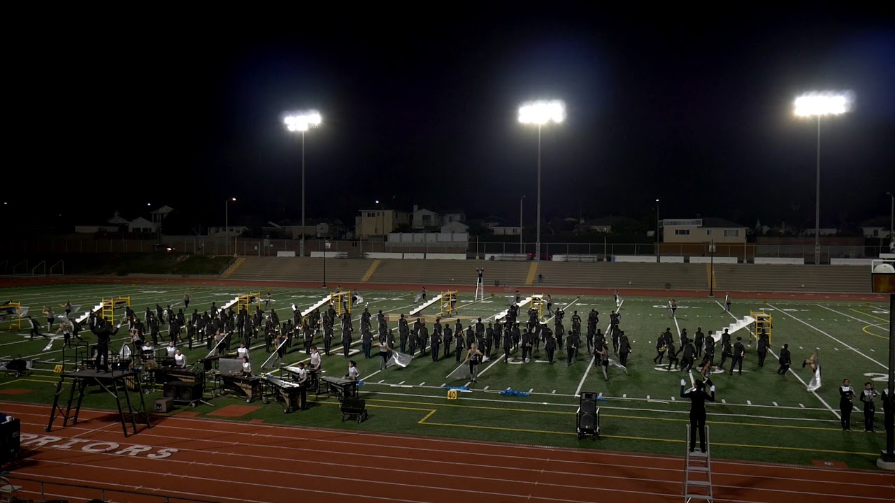 (4K) Warren HS Band & Color Guard | "Reverie" | 2018 West FT - YouTube