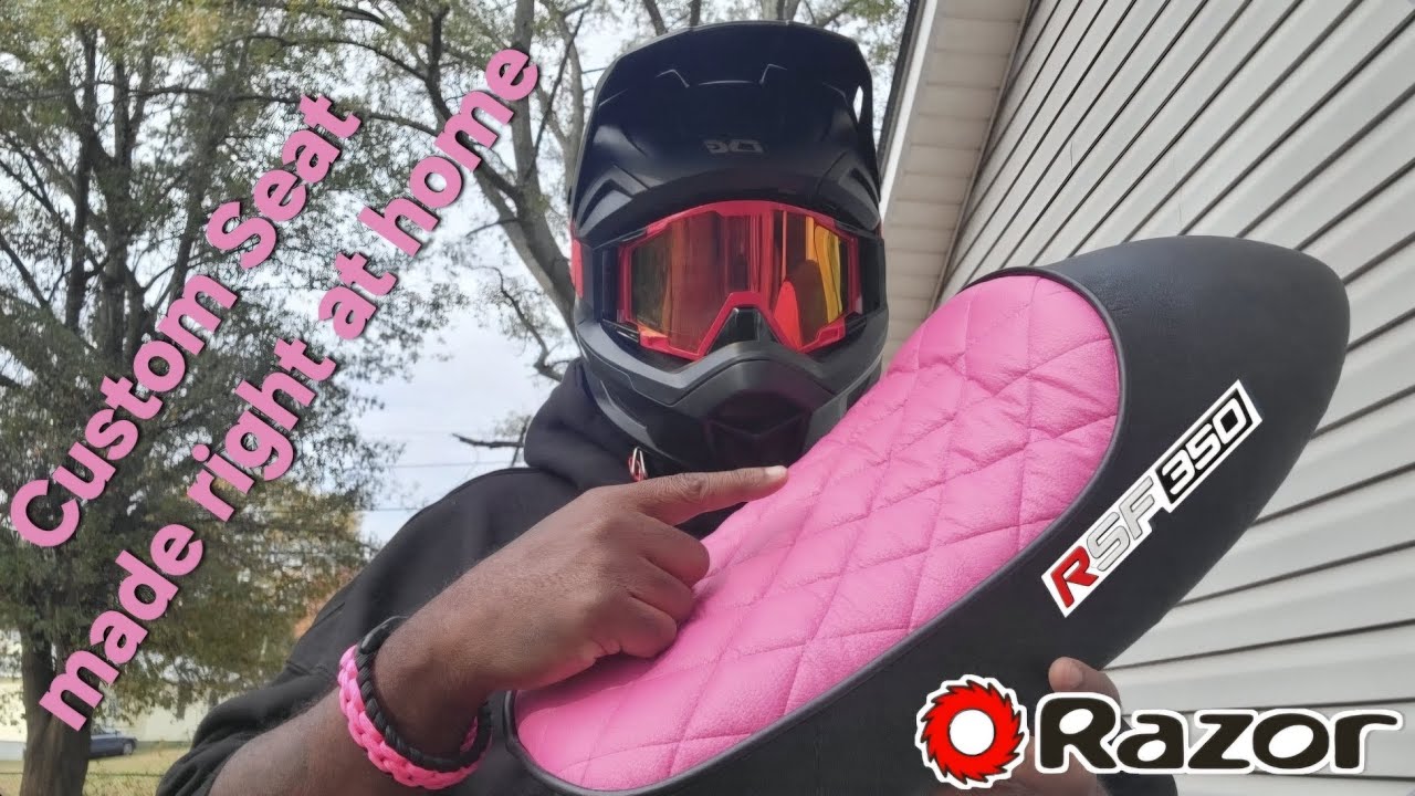 Custom full seat for RSF650 Build - YouTube