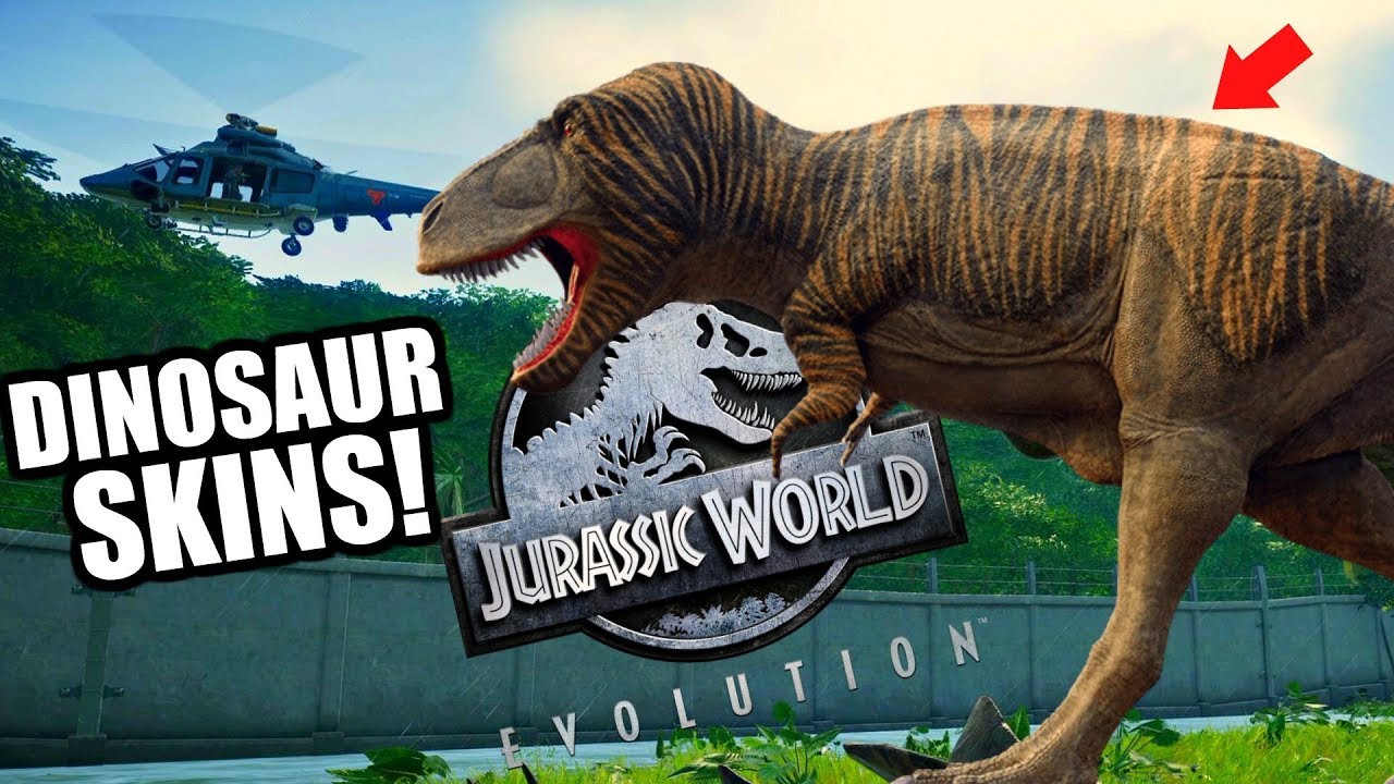 DINOSAUR SKINS! (Jurassic World Evolution) - YouTube