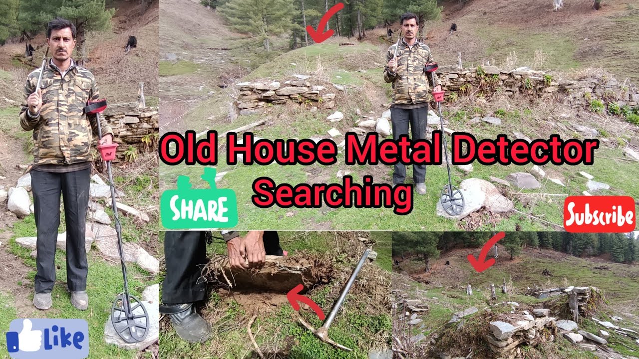 Old House Metal Detector Searching| Treasure Hunting Machine minelab ...
