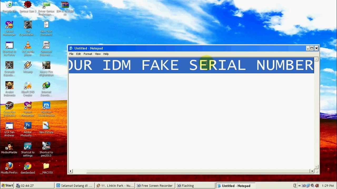 IDM Fake Serial Number Problem Solution - YouTube