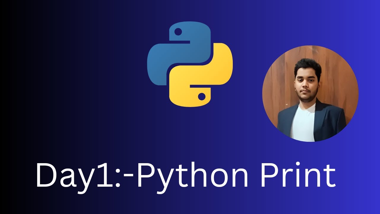 Day 1 of Python | Zero to Zenith Python Bootcamp - YouTube