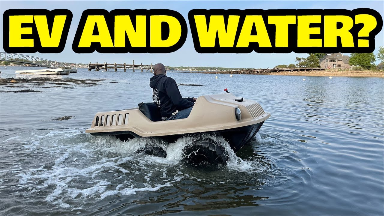 We Built An Electric Amphibious Car and Almost Drowned...Twice! - YouTube