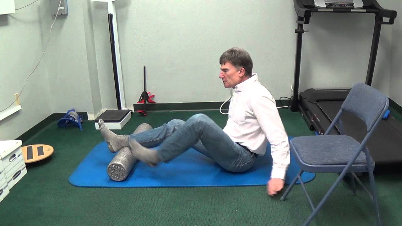 Plantar fascitis mobility part 2, calcaneus and calf mobilization - YouTube