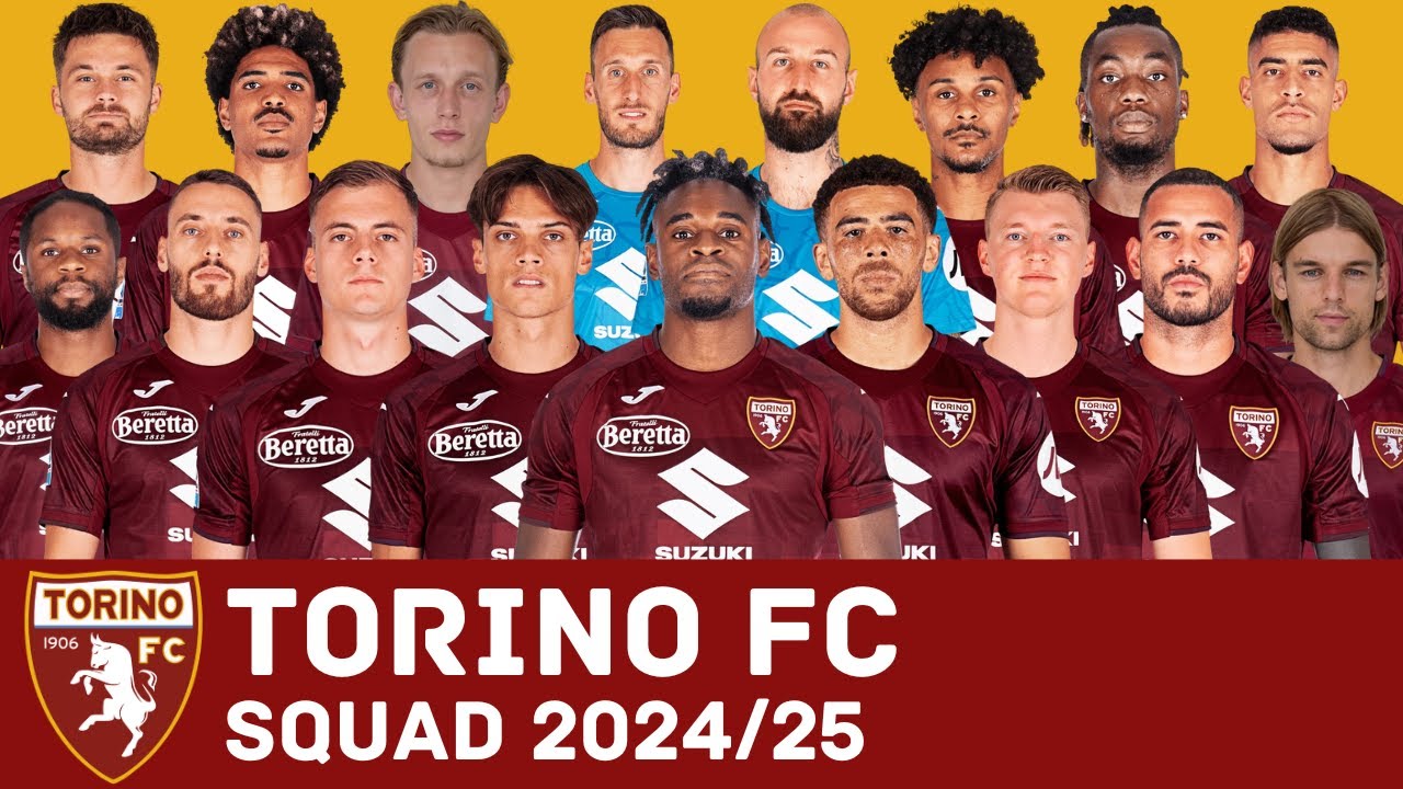 TORINO FC Full Squad For Season 2024/25 | Torino | FootWorld - YouTube