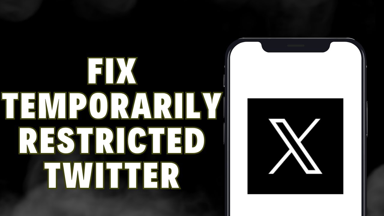 How To Fix Temporarily Restricted Twitter - YouTube