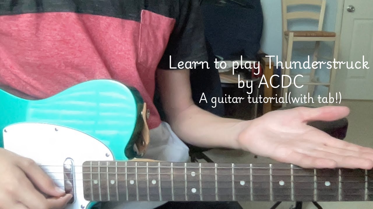 Learn to play Thunderstruck by ACDC - YouTube