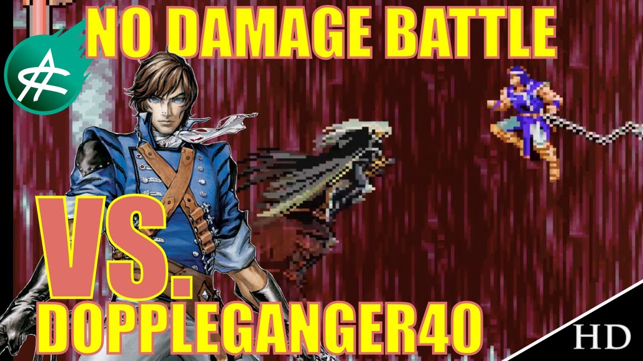 Richter Whip Only No Damage Doppleganger40 Boss Fight | Castlevania ...