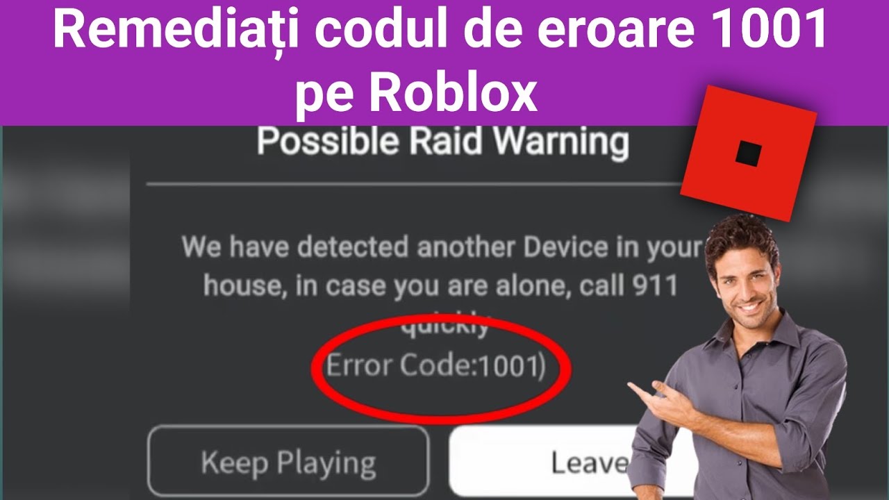 Cum se remediază codul de eroare 1001 pe Roblox (2024) || Remediați ...