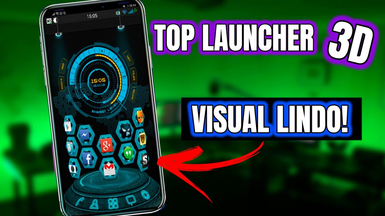 TOP LAUNCHER 3D com visual lindo para o seu ANDROID - YouTube