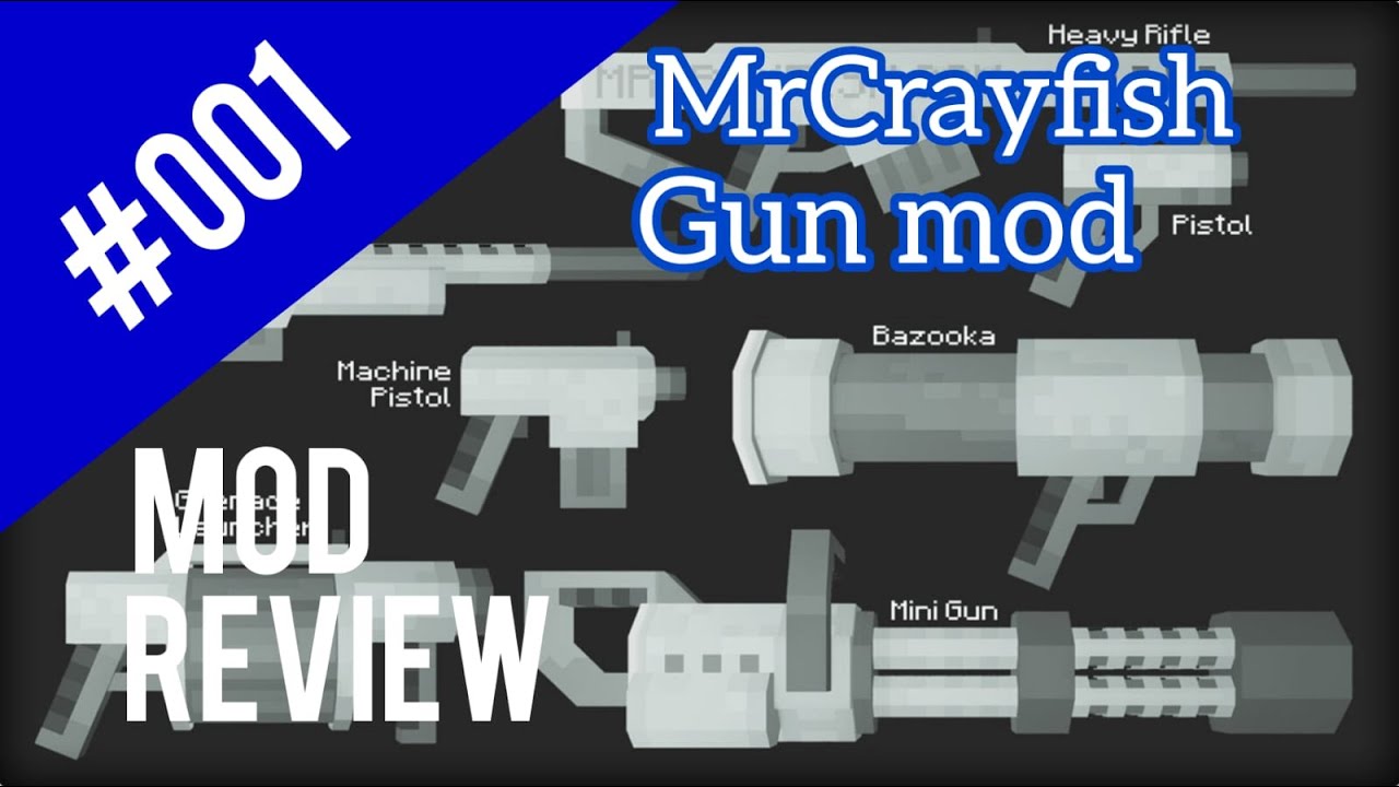 MrCrayfish gun mod review en español | Mods #001 - YouTube