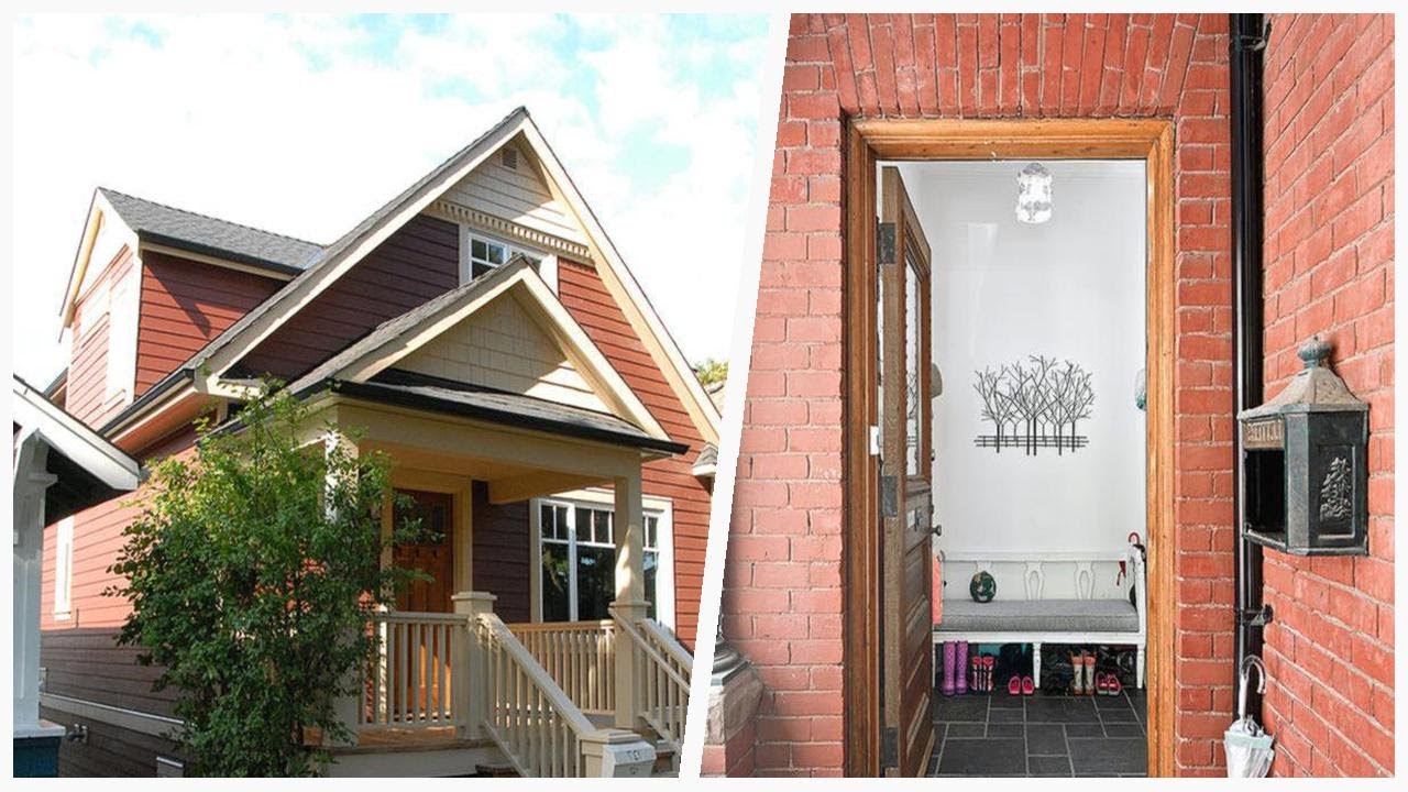 75 Small Red Exterior Home Design Ideas You'll Love 🔴 - YouTube