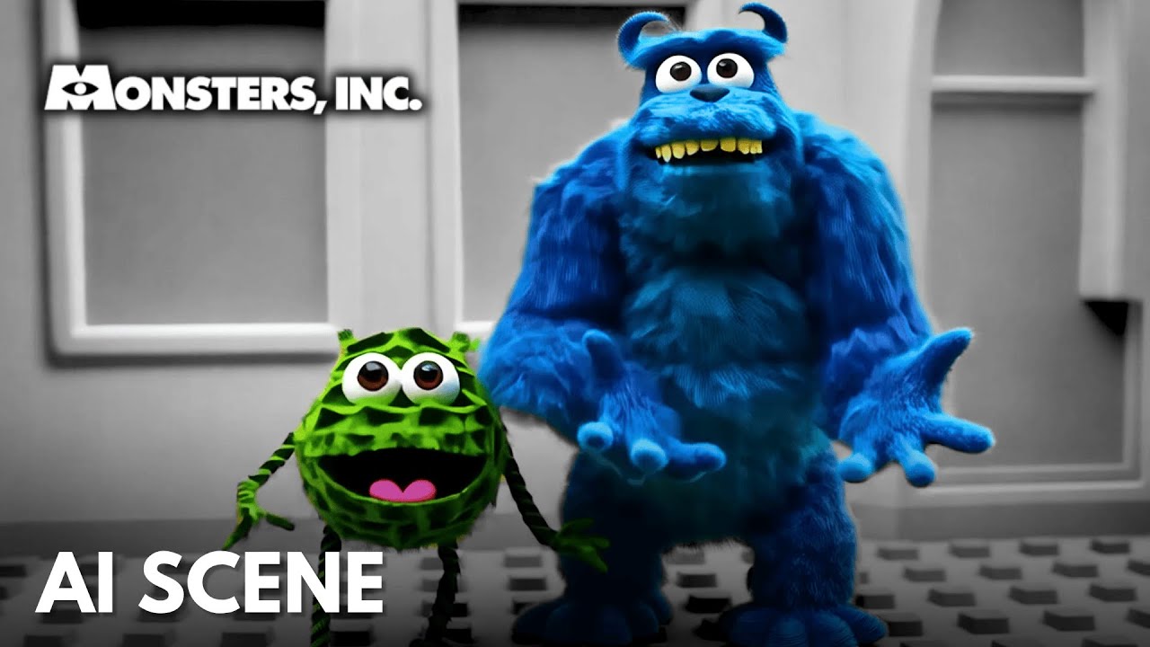 MONSTERS INC. Scene But it’s Reimagined by AI! - YouTube