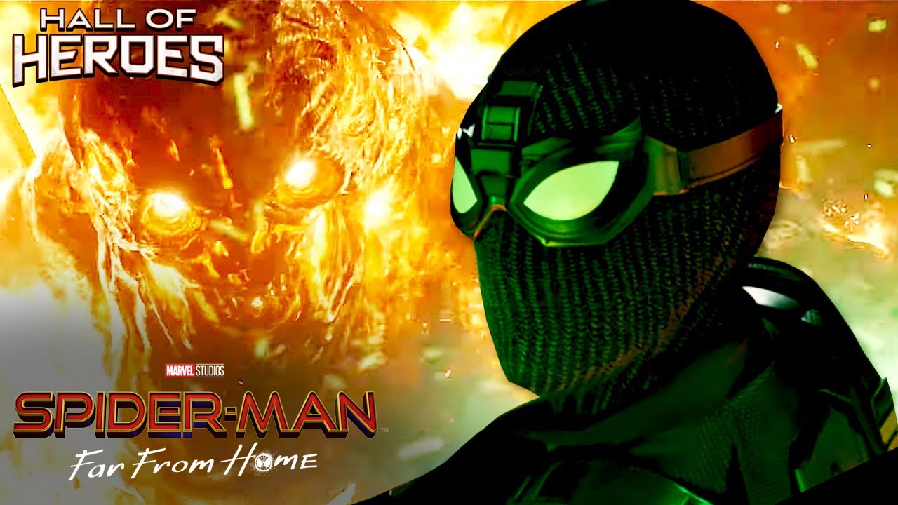 Fighting The Fire Elemental In Prague | Spider-Man: Far From Home ...