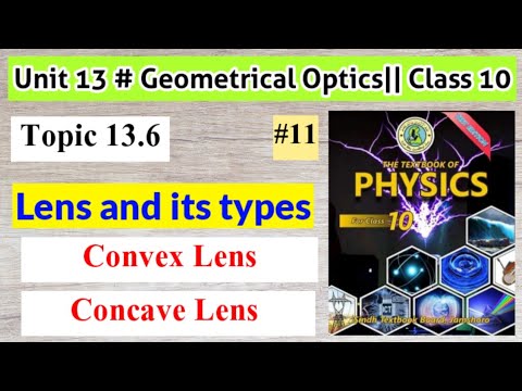 Lens || Convex and Concave Lens || Unit 13 Geometrical Optics || Class ...