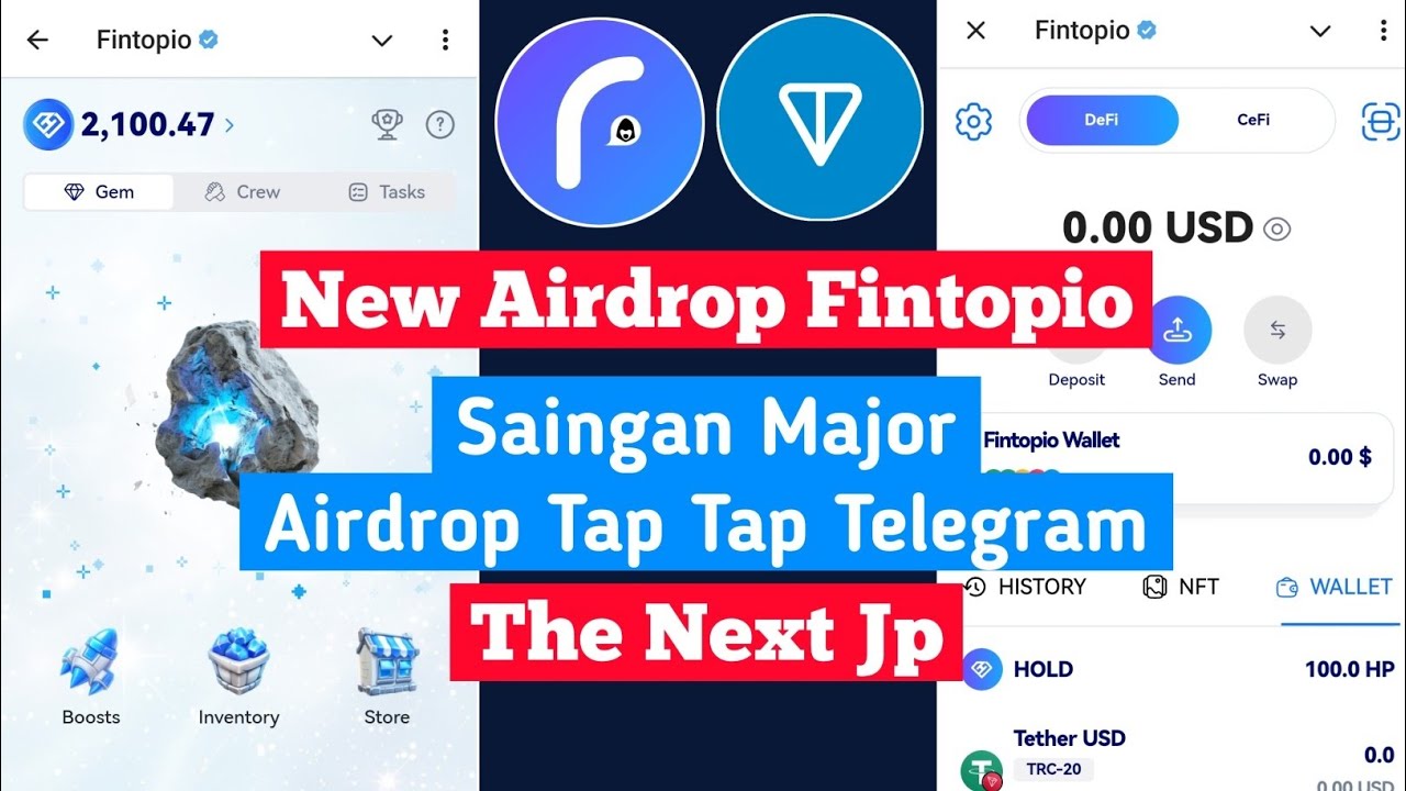 New Airdrop Fintopio Airdrop Tap Tap Telegram | Cara Mengerjakan ...