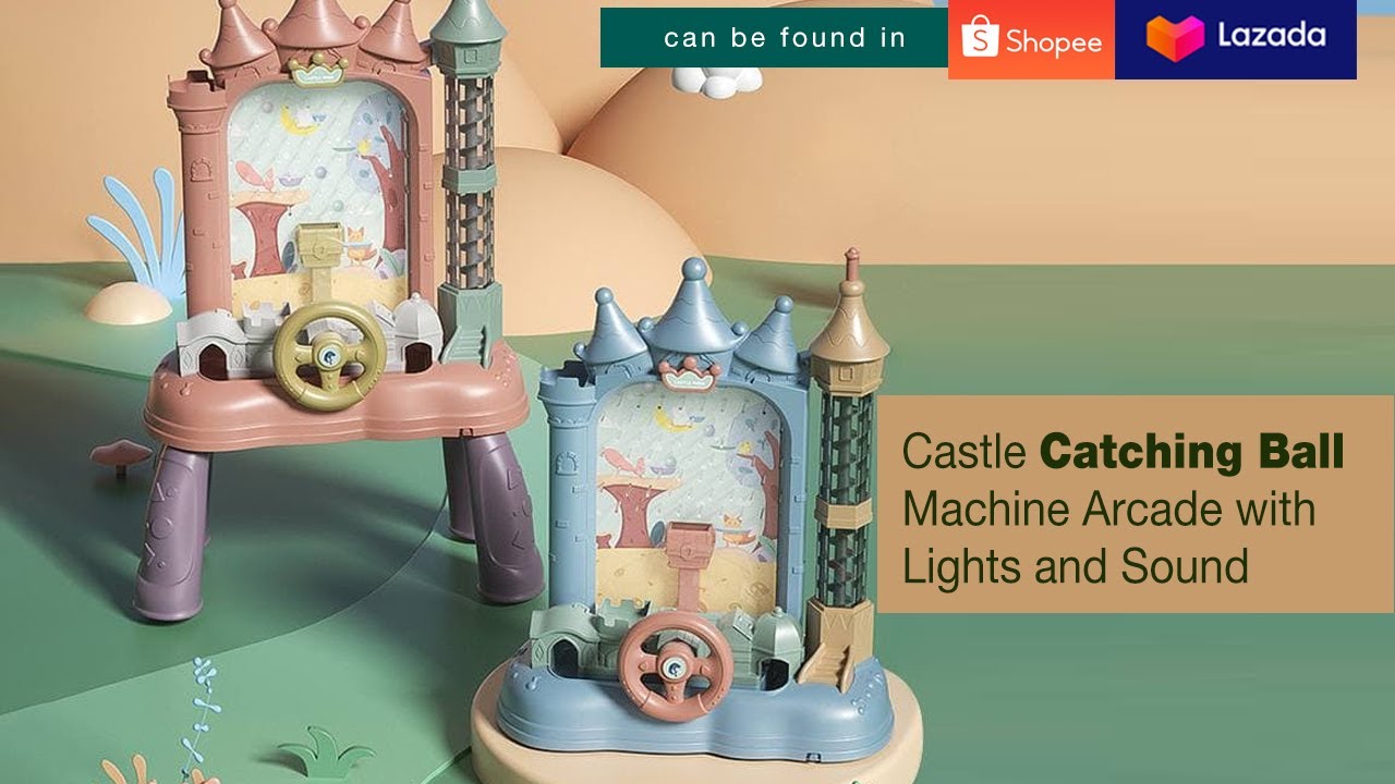 Castle catching ball arcade machine #shopee #lazada - YouTube