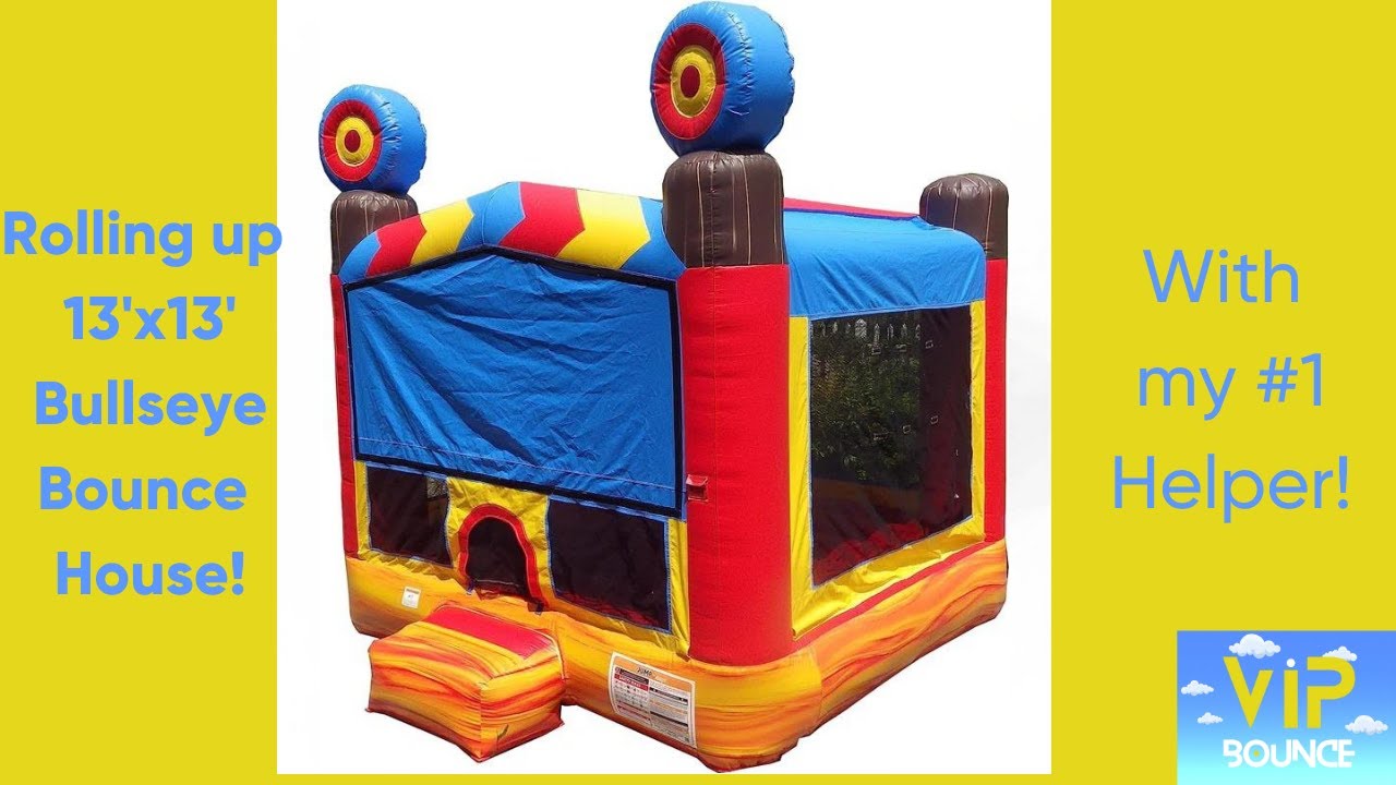 Rolling 13'x13' Bullseye - Bounce House - Easy $$ - YouTube