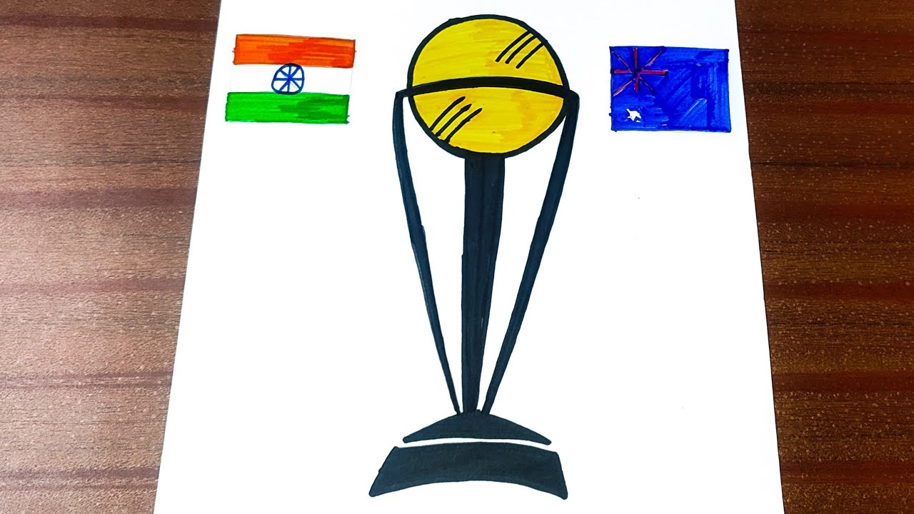 HOW TO DRAW WORLD CUP 😍 WHO'S WIN ? l The Simran Arts - YouTube