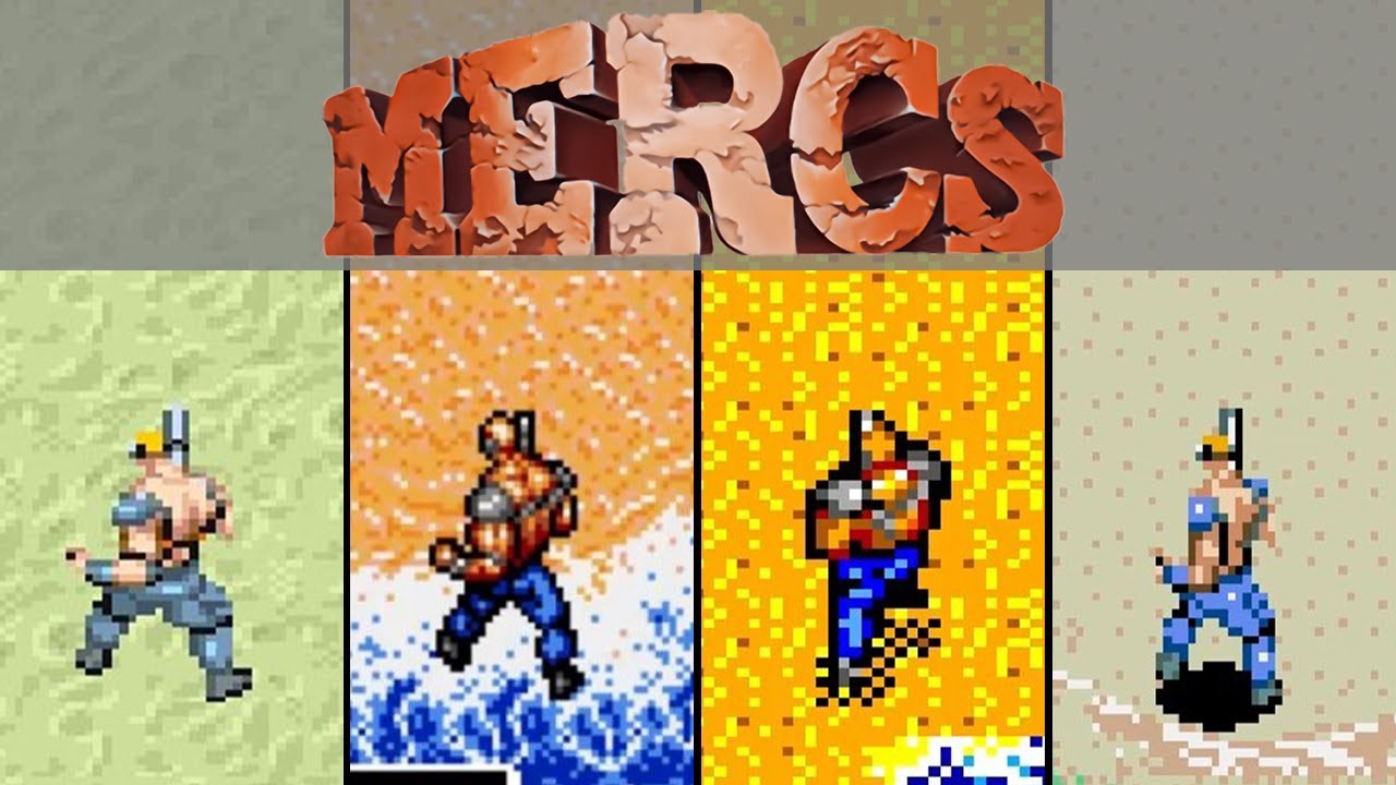 Mercs -Versions Comparison- #90 #RetroGaming #arcade #amiga #atarist # ...