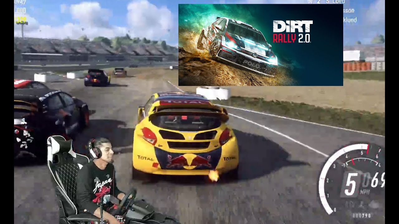 Noob tries rally racing in Dirt Rally 2.0 using Logitech G29 Steering ...