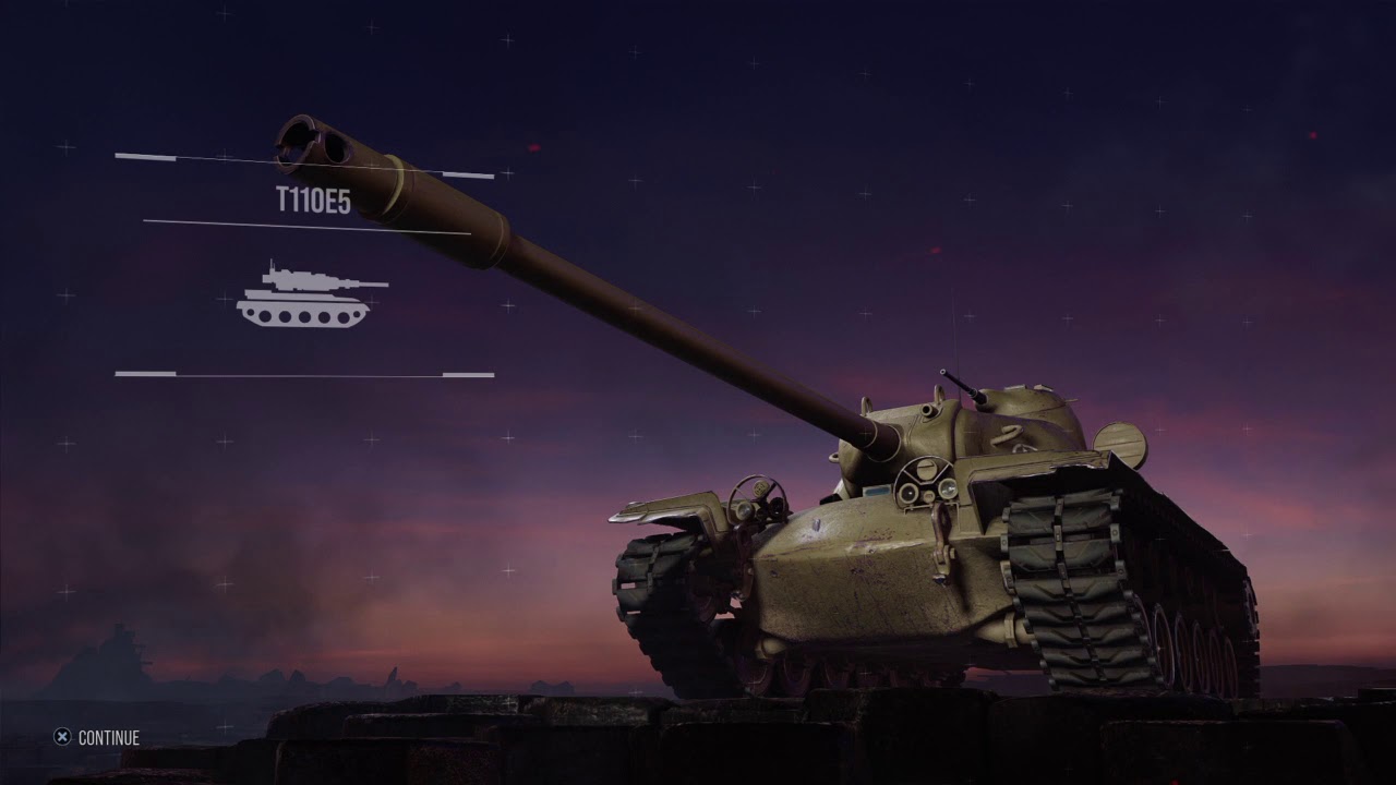 New tank: T110E5 (U.S.A. - X - Heavy) - YouTube