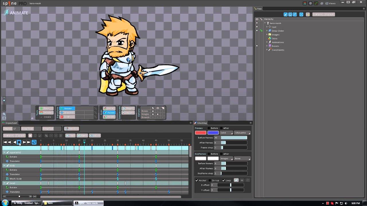 Unity3D Spine importing with TK2D - YouTube