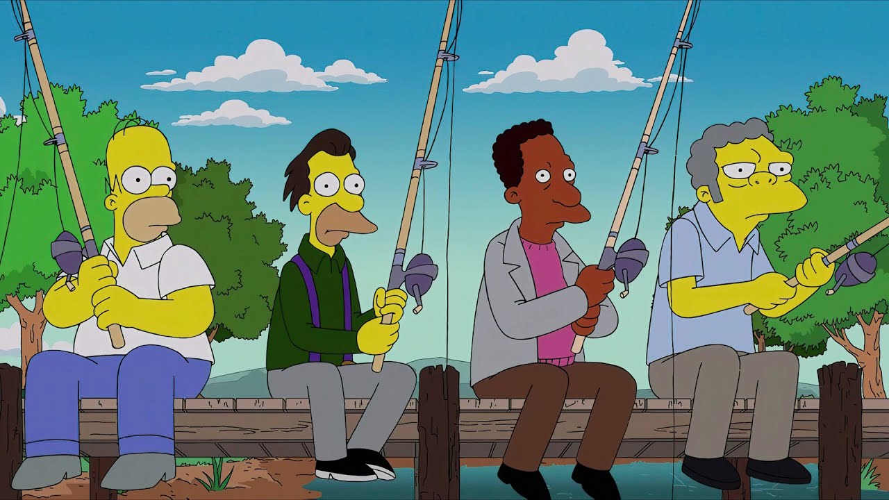 The Simpsons. Male friendship. - YouTube