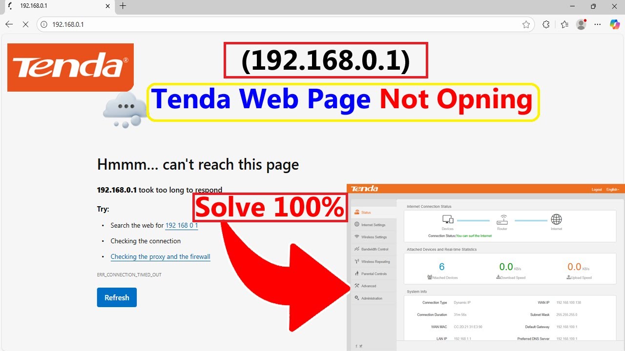 Tenda Login Problem || Tenda Router Not Login || Tenda Website Login ...