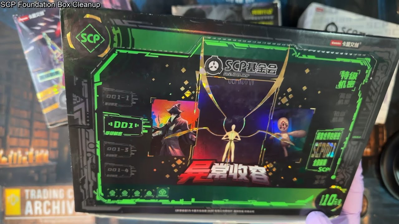 ☢️☣️ SCP Foundation Trading Cards: Emptying Some Boxes ☣️☢️ - YouTube