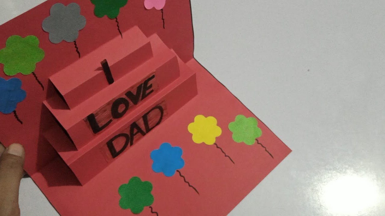 "Crafting a Heartfelt 'I Love Dad' Father's Day Card: DIY Tutorial and ...