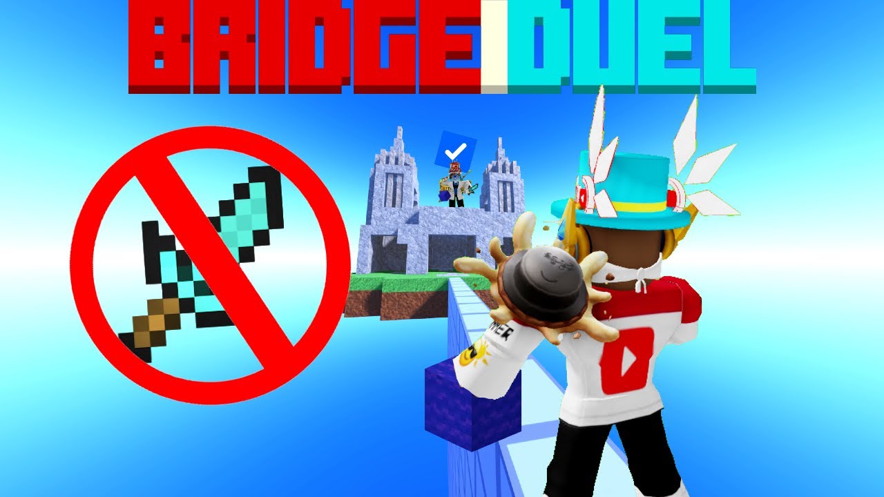 Roblox Bridge Duel But I CAN'T USE MY SWORD.. - YouTube