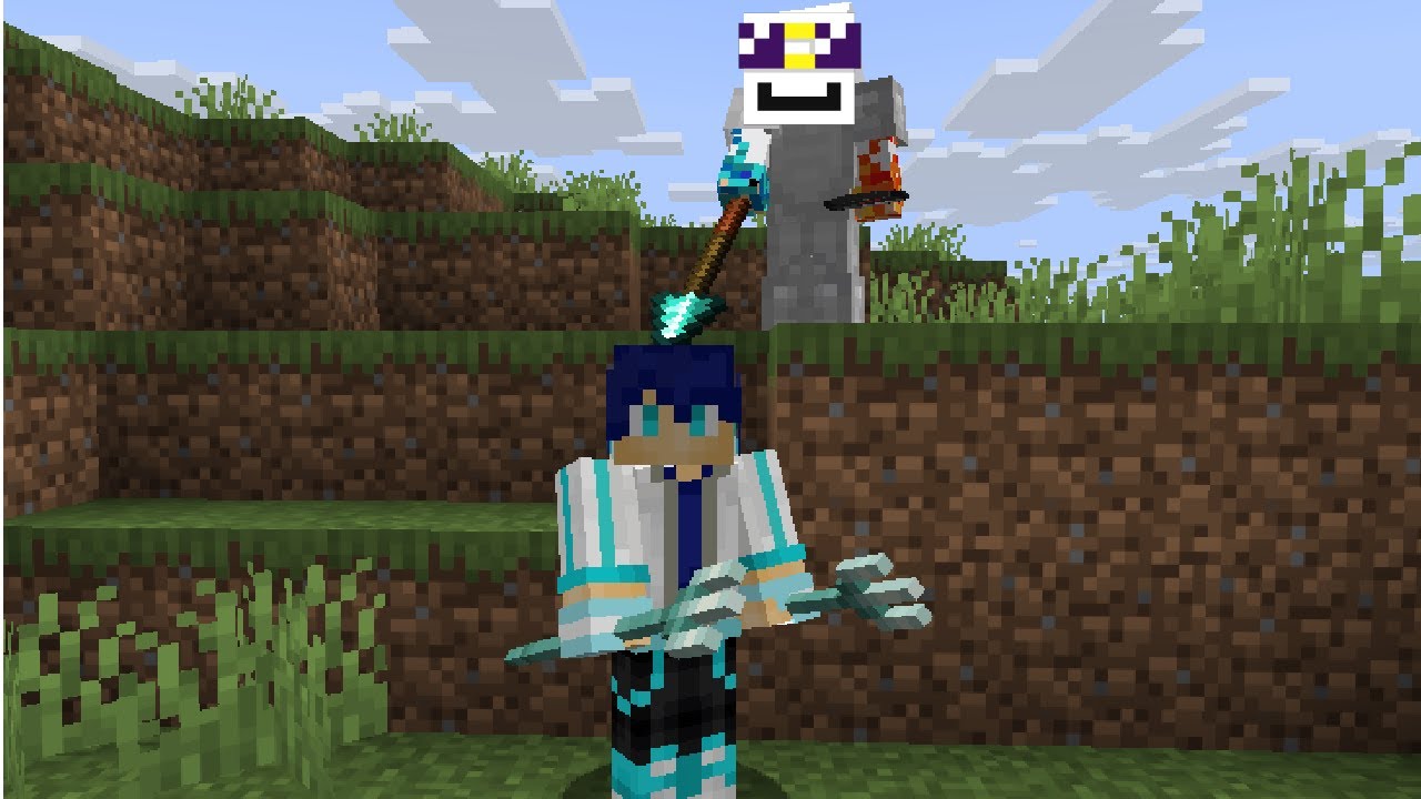 Minecraft Manhunt Speedrunner VS Hunter - YouTube
