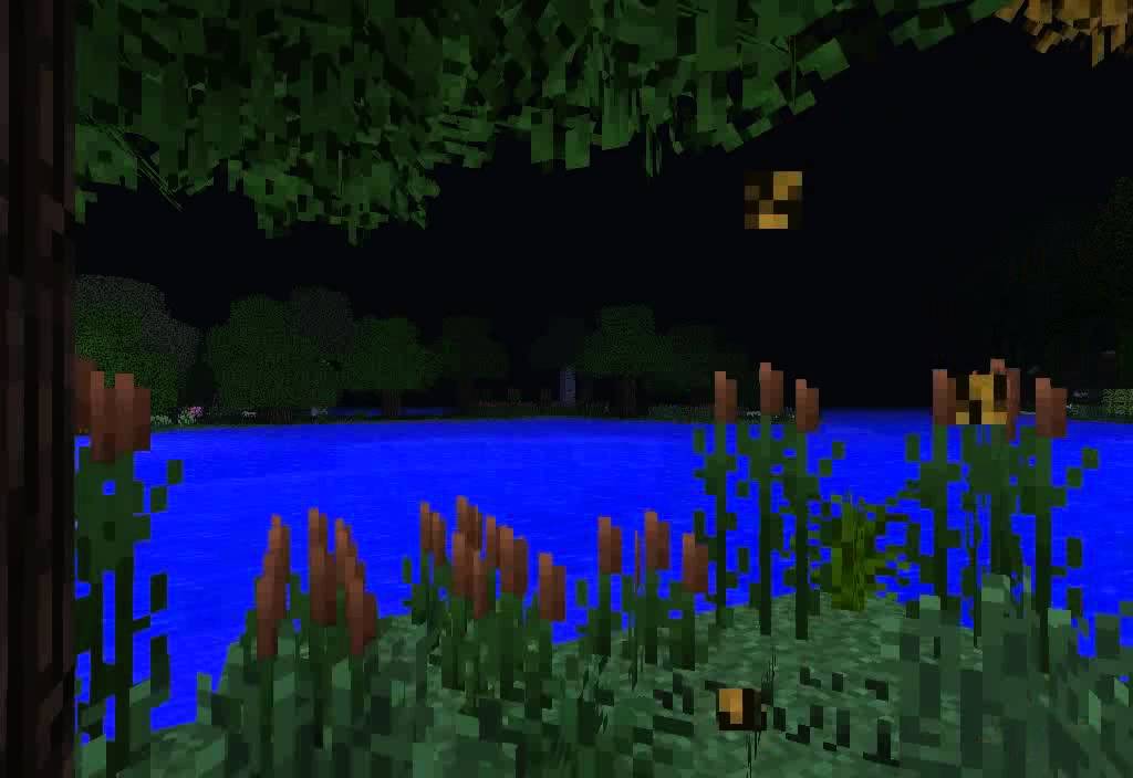 Minecraft - Scenery (Night) - YouTube