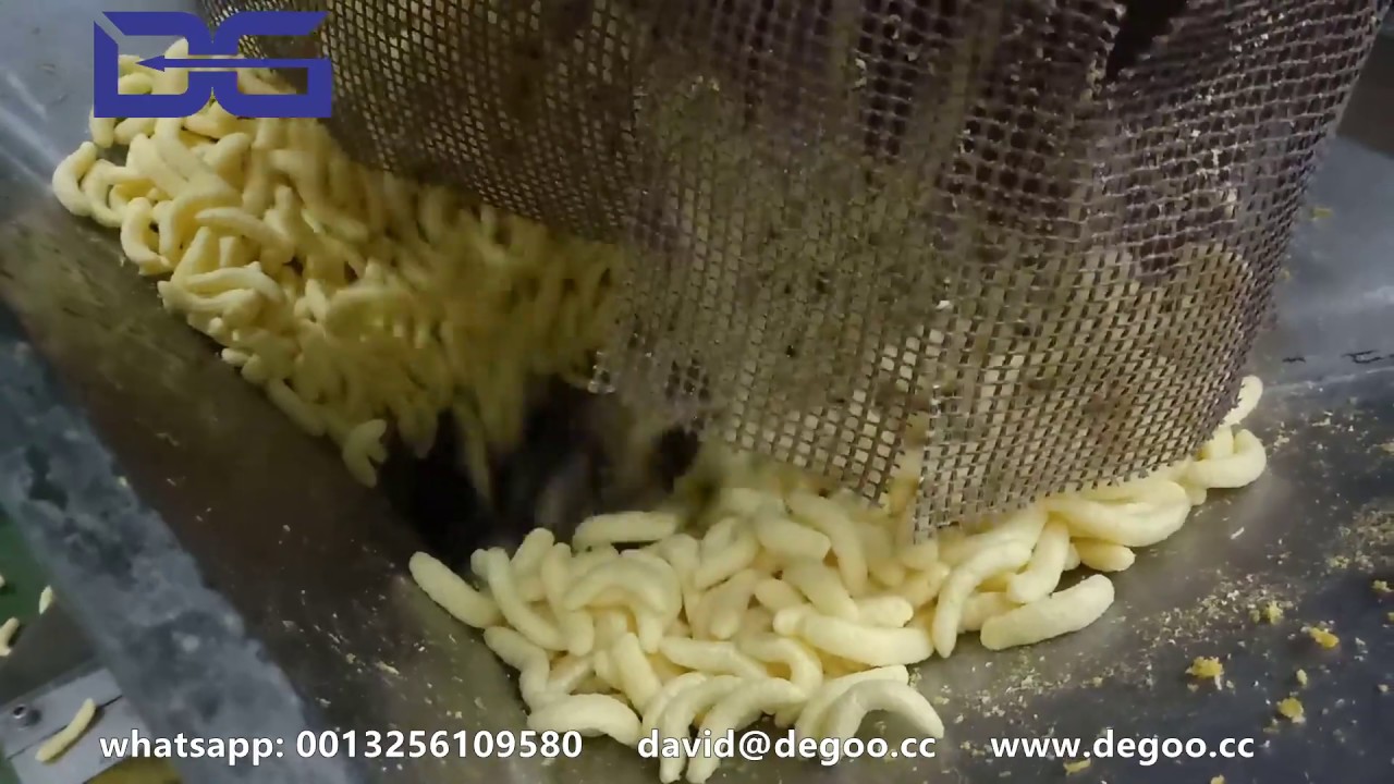 Fully Puffed Snacks Food Production Line - YouTube