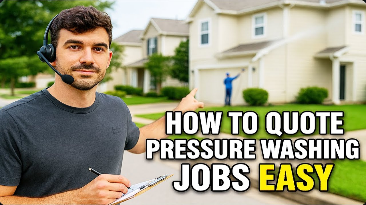 How To Price Pressure Washing Jobs (Live Demo) - YouTube