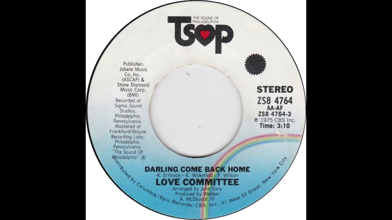 Love Committee - Darling Come Back Home - YouTube