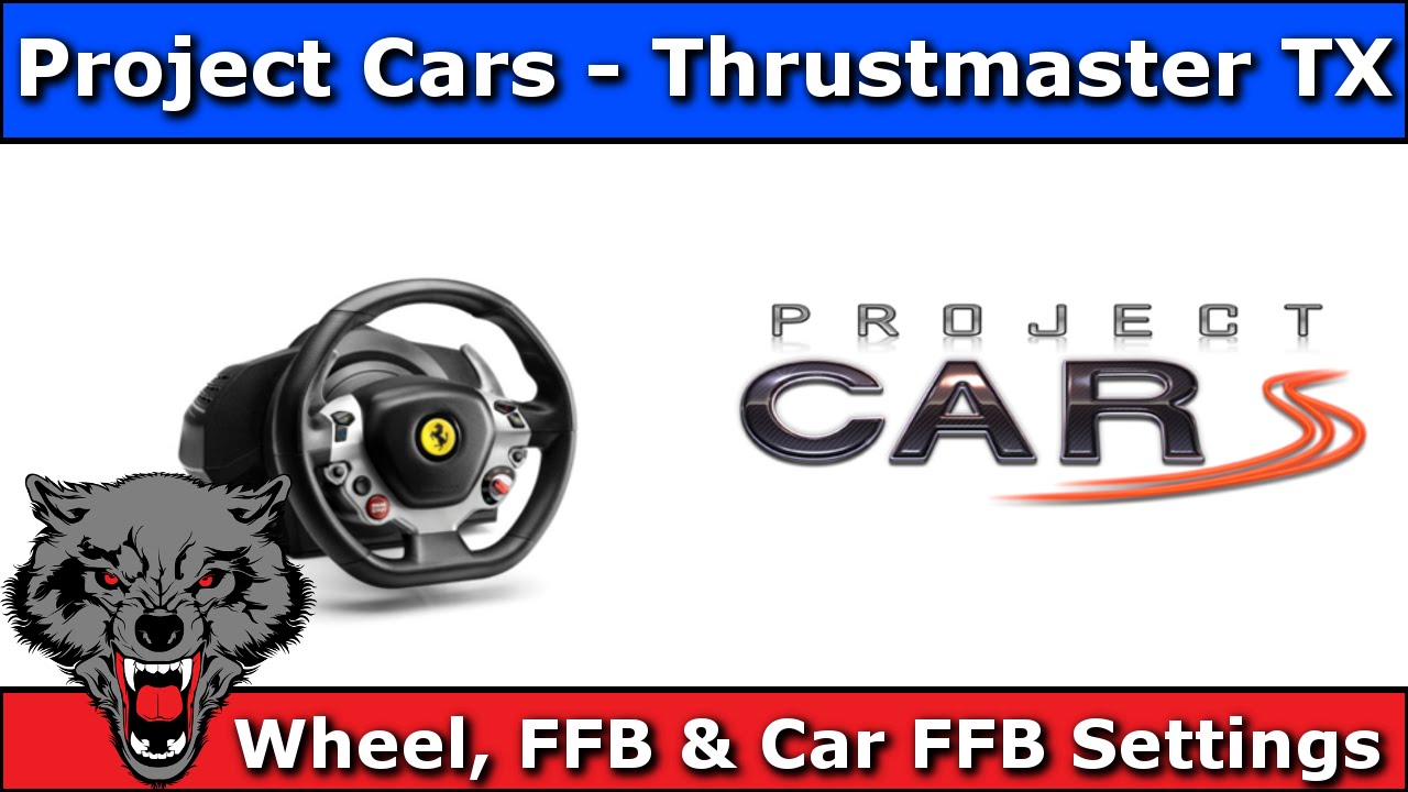 Project Cars - Xbox One - Thrustmaster TX Wheel & FFB Settings - YouTube