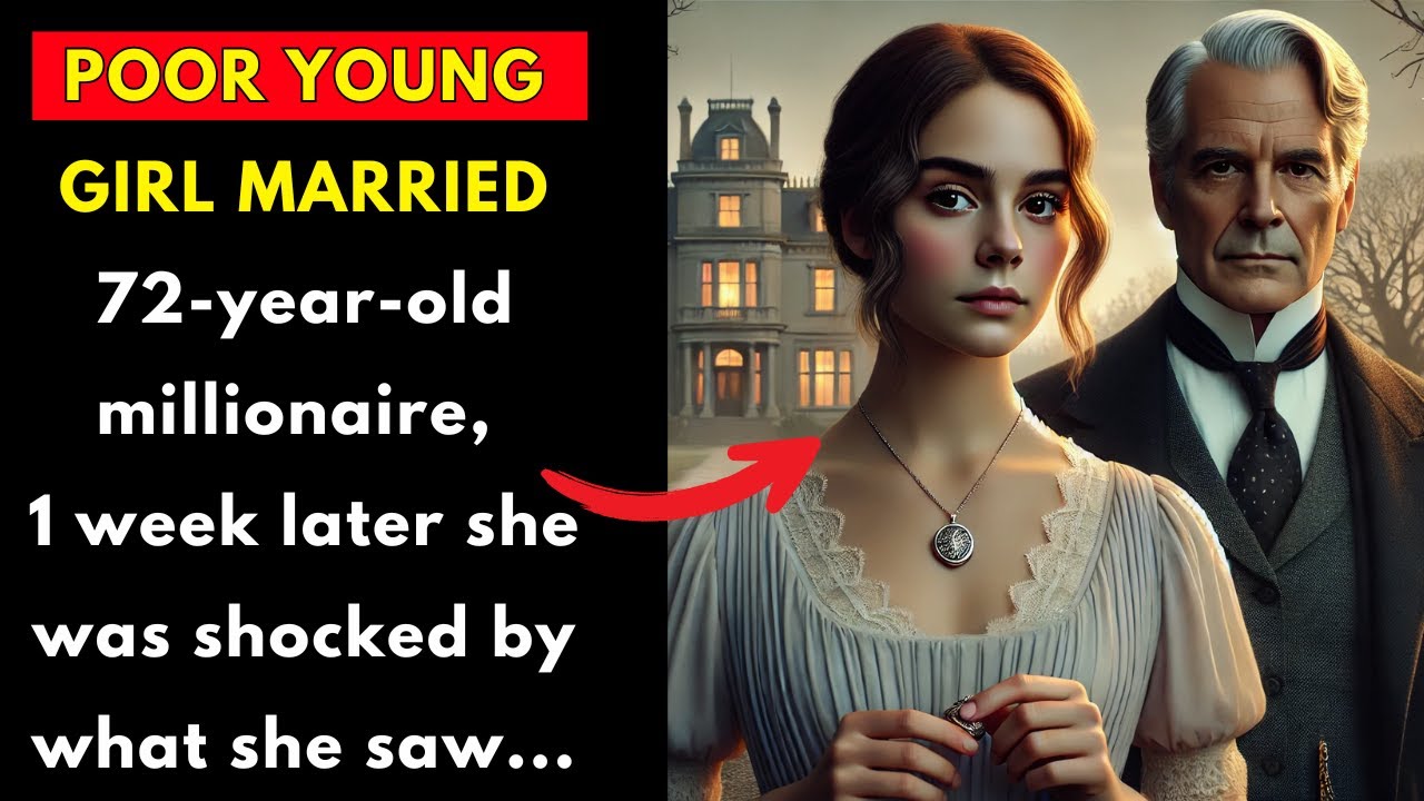 POOR YOUNG GIRL MARRIED 72-YEAR-OLD MILLIONAIRE, 1 WEEK LATER SHE WAS SHOCKED BY WHAT SHE SAW ...