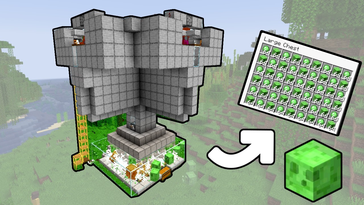 Minecraft 1.21: Building a Slime Farm | EASY & FAST | Tutorial - YouTube