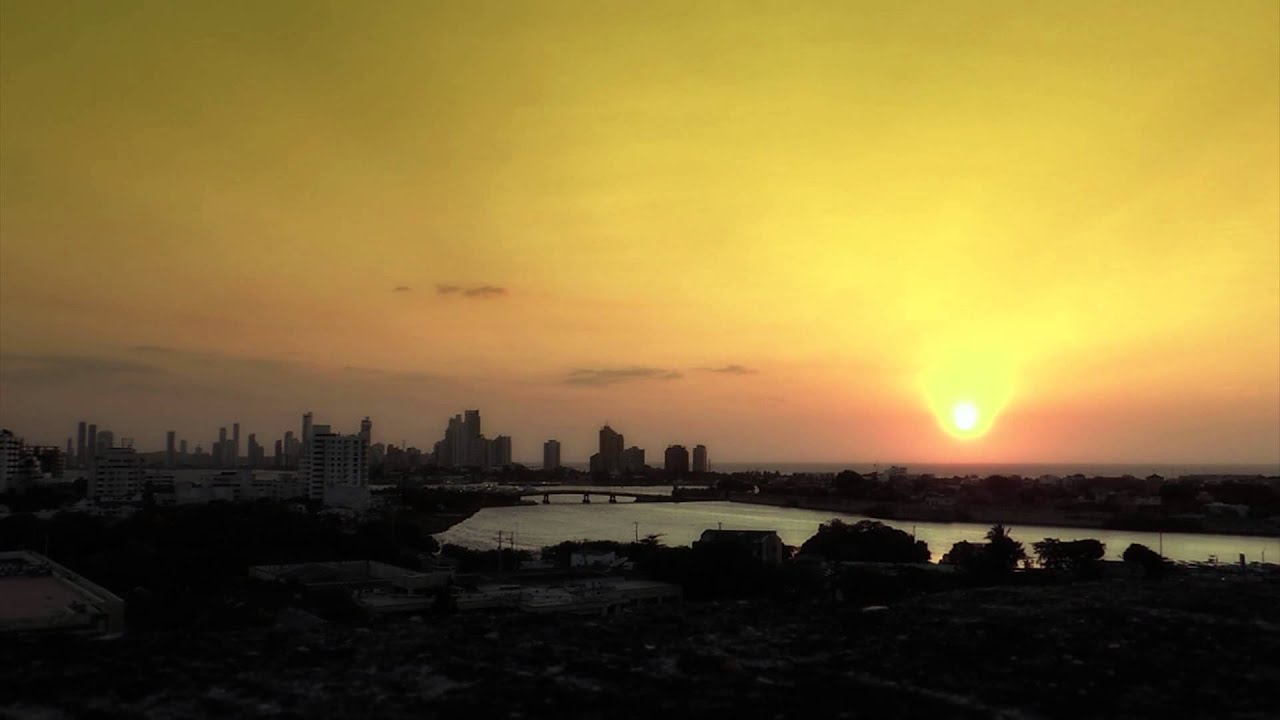 #3871, El sol se esconde en el horizonte [Efecto], Paisajes y ...