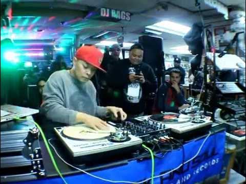 DJ Qbert Invades NYC 2014 DMC Superbowl Weekend Thud Rumble - YouTube